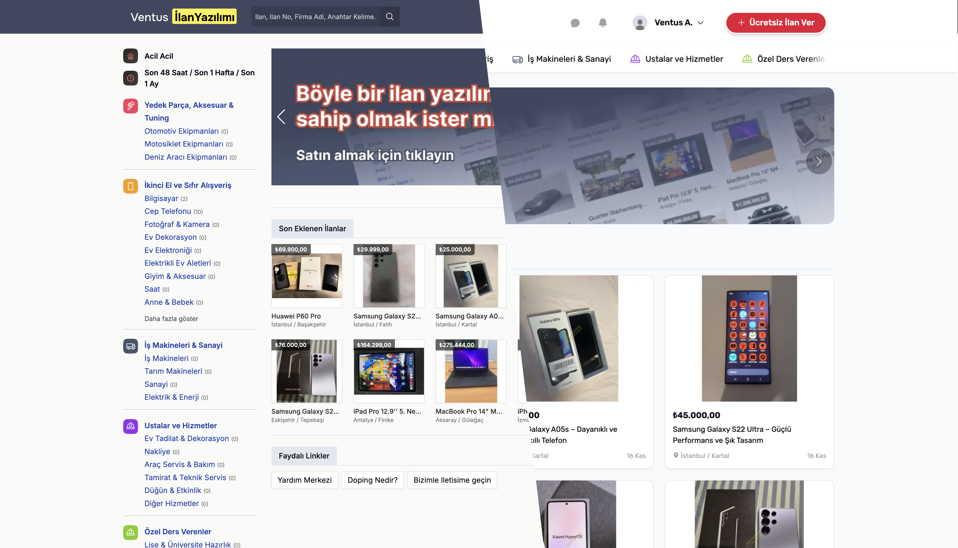 app screen